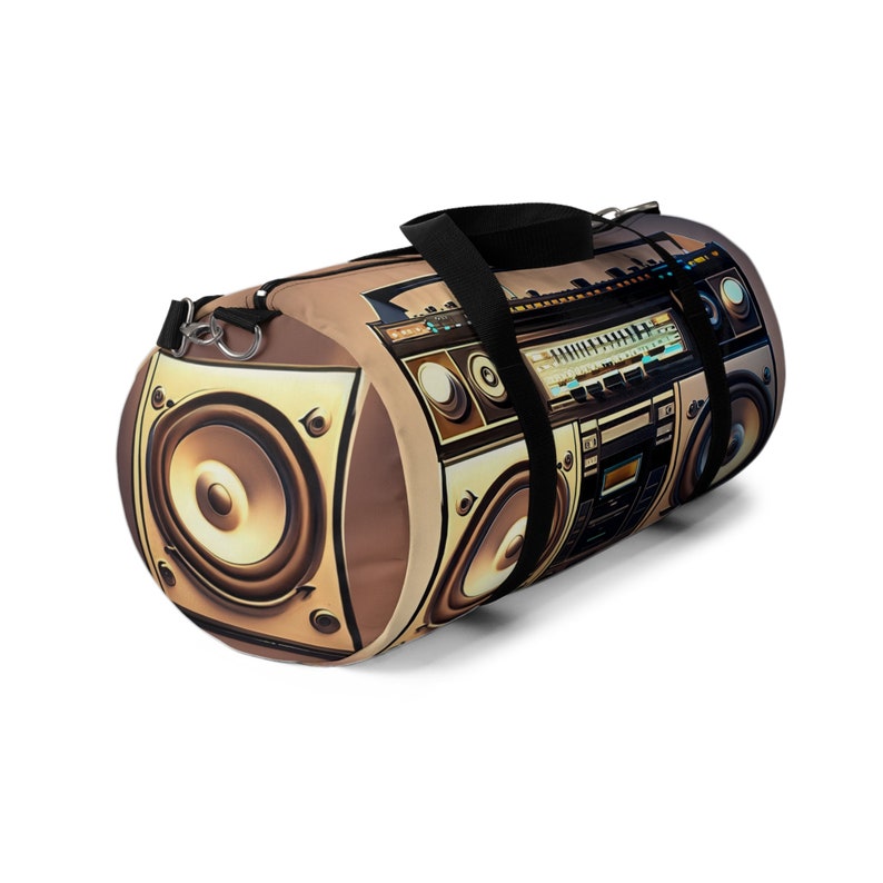 Retro Futuristic Boom Box Hi-fi 80s Nostalgia Duffel Bag: Express ...
