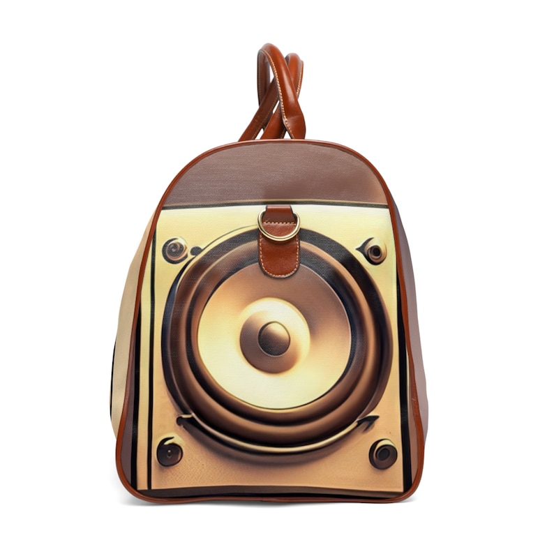 Retro Futuristic Boom Box Hi-fi 80s Nostalgia Waterproof Carry on ...