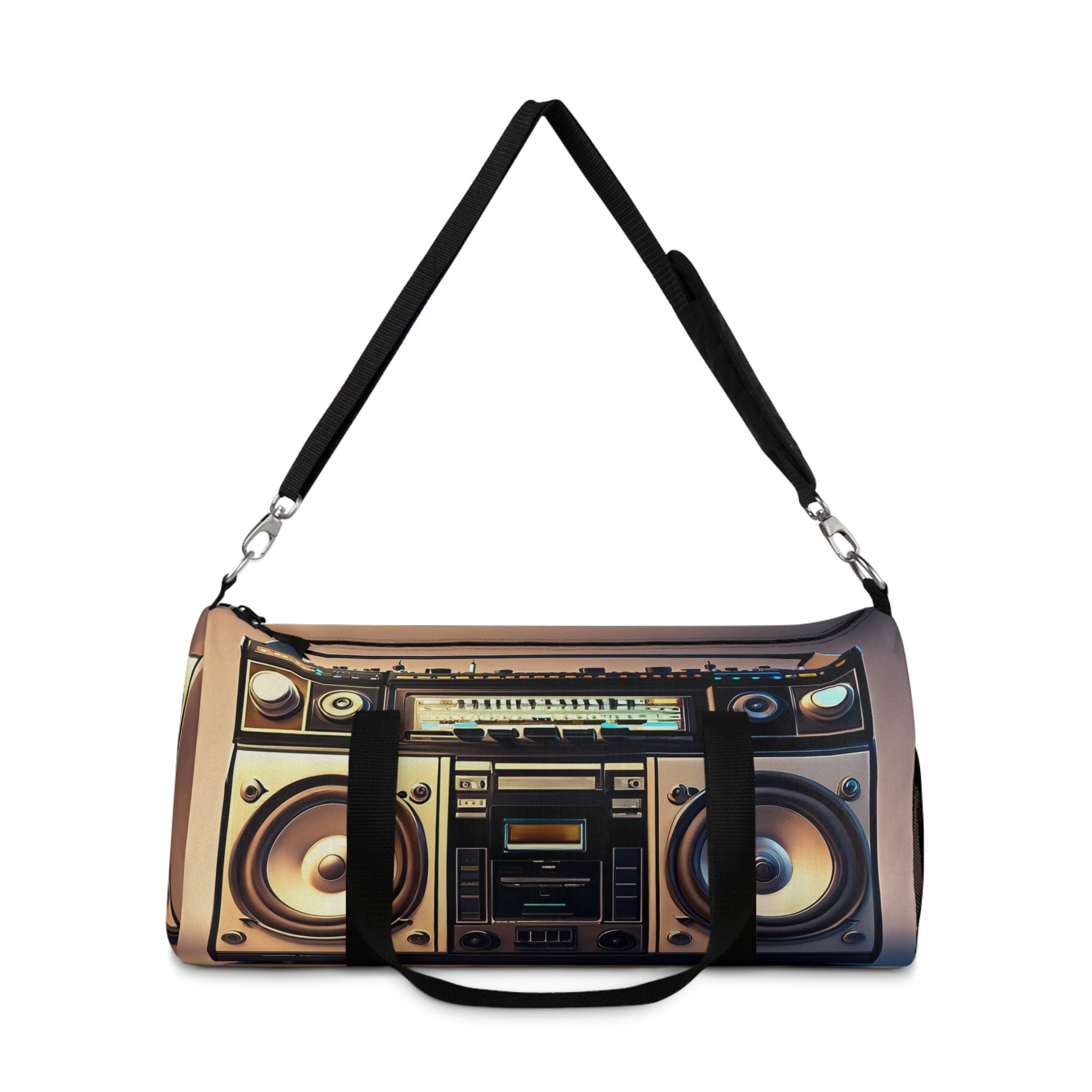 Retro Futuristic Boom Box Hi-fi 80s Nostalgia Duffel Bag: Express ...