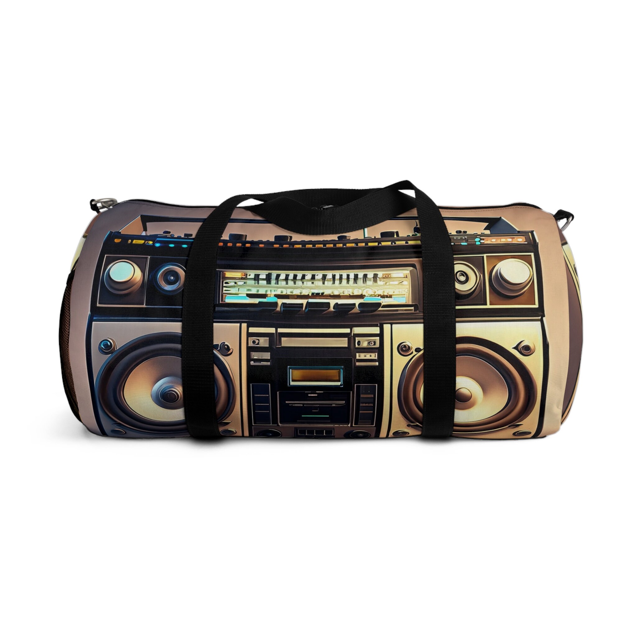Retro Futuristic Boom Box Hi-fi 80s Nostalgia Duffel Bag: Express ...