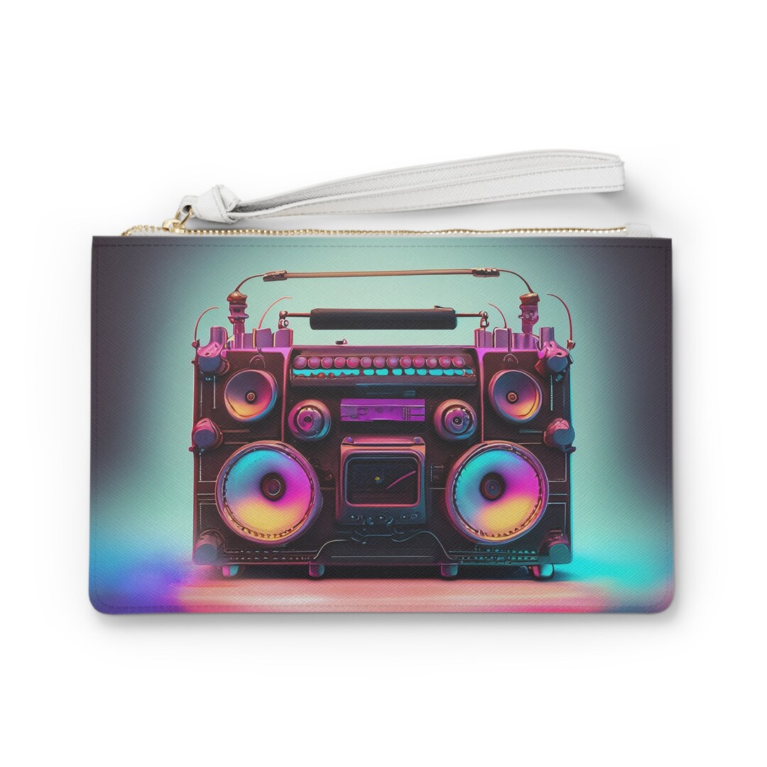 Purple Haze Steampunk Style Boombox Women's Clutch Purse - Etsy