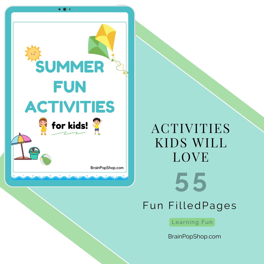 Summer Kids Activities Summer Activity Sheets for Kids Summer Activity ...