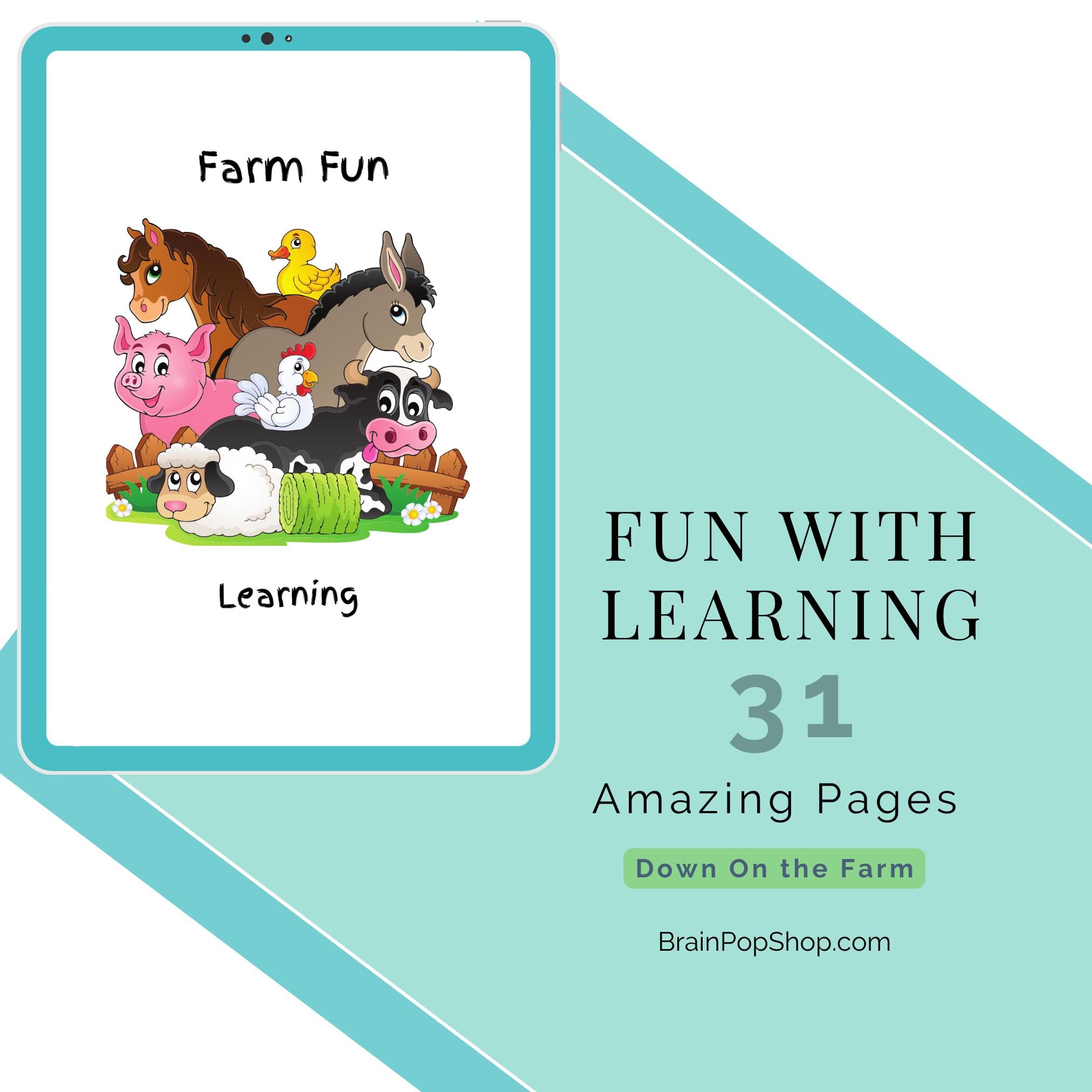 Farm Worksheets Kindergarten Activities Educational Worksheets for Kids ...
