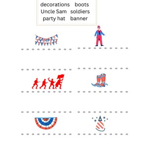 Patriotic School Activities, Patriotic Kindergarten Worksheets, 4th of ...