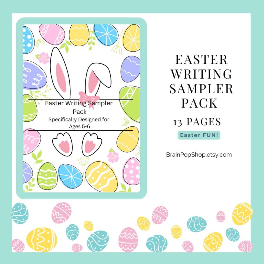Easter Writing Worksheets for Kids Ages 5–6 | Tracing Words, Writing ...