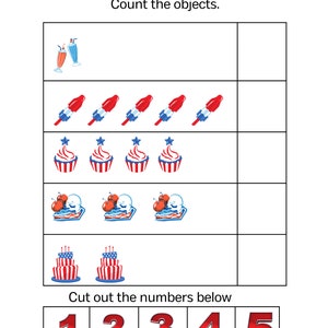 Patriotic School Activities, Patriotic Kindergarten Worksheets, 4th of ...