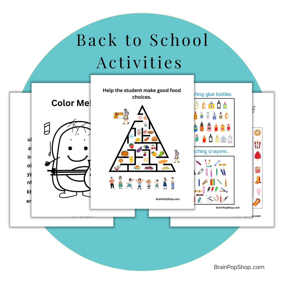 Back to School Activity Pack Mazes Back to School Classroom Activities ...