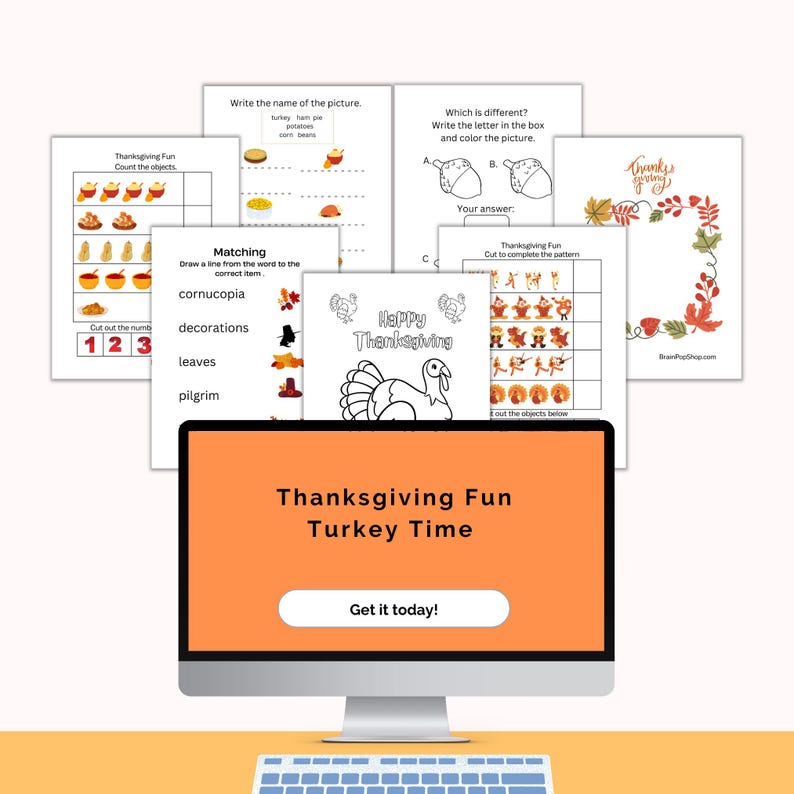 Thanksgiving Activities Thanksgiving Games for Kids Thanksgiving ...
