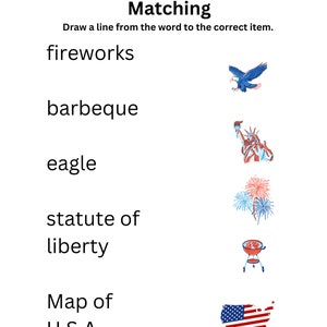 Patriotic School Activities, Patriotic Kindergarten Worksheets, 4th of ...