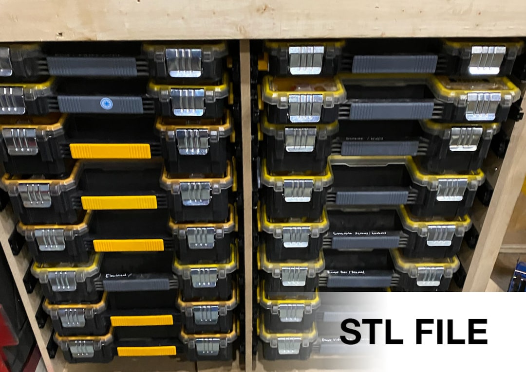 3D Print File: Dewalt Deep Pro Organizer Bracket - Etsy