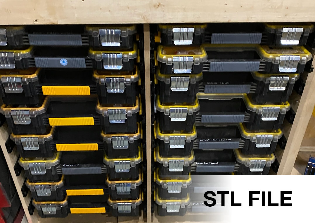 3D Print File: Dewalt Deep Pro Organizer Bracket - Etsy