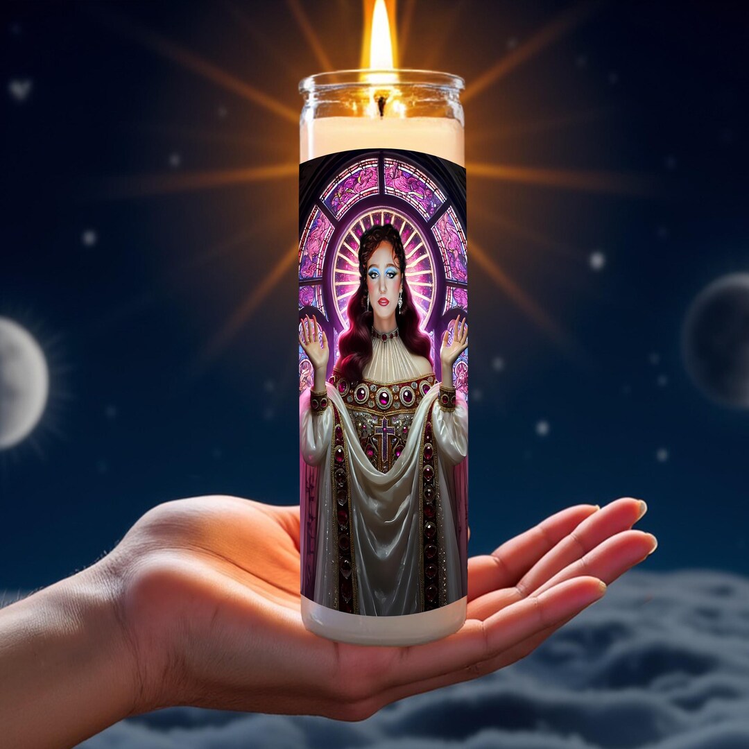 Chappell Roan Celebrity Prayer Candle | Alternative Pop Saint | Pink ...