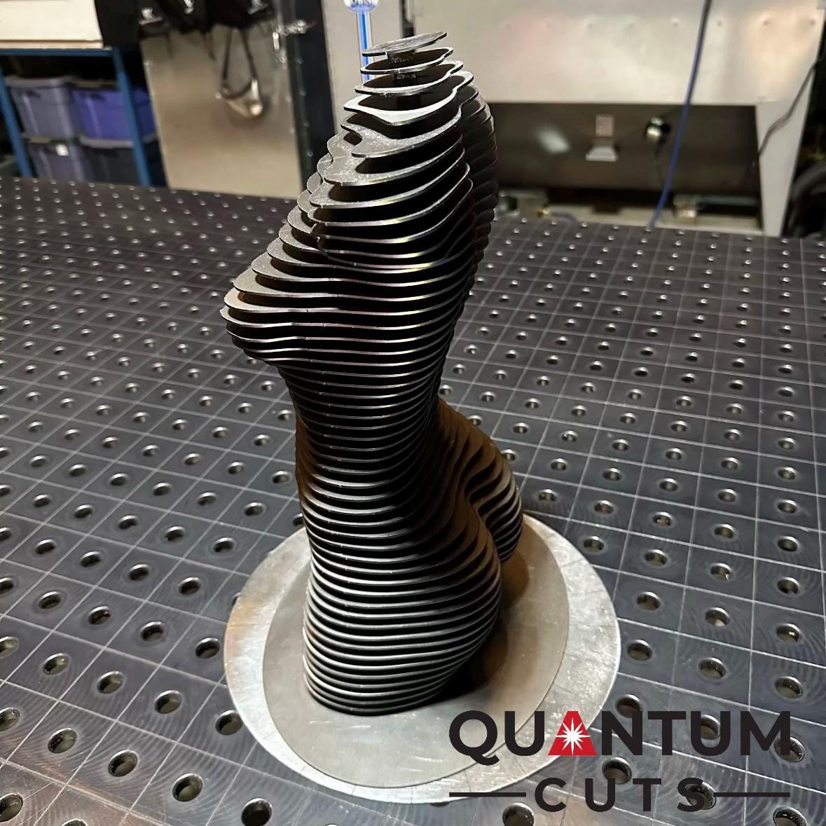 Female Torso Art Sculpture, Metal Women Sculpture, Female Bust ...