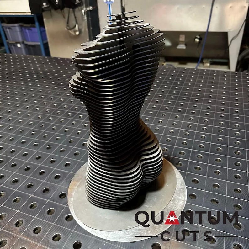 Female Torso Art Sculpture, Metal Women Sculpture, Female Bust ...