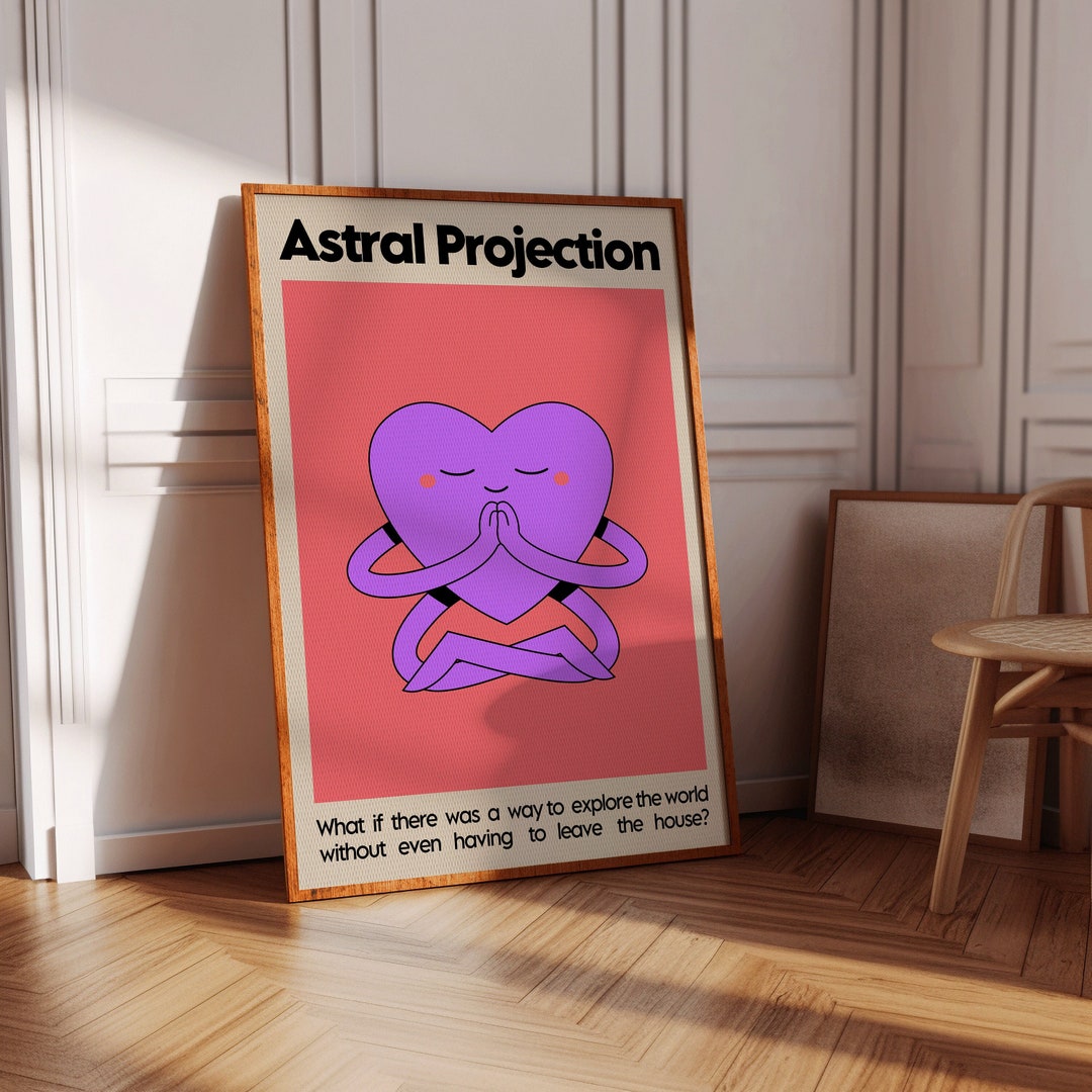 PRINTABLE Wall Art, Astral Projection, Meditation Poster, Cute Wall Art ...