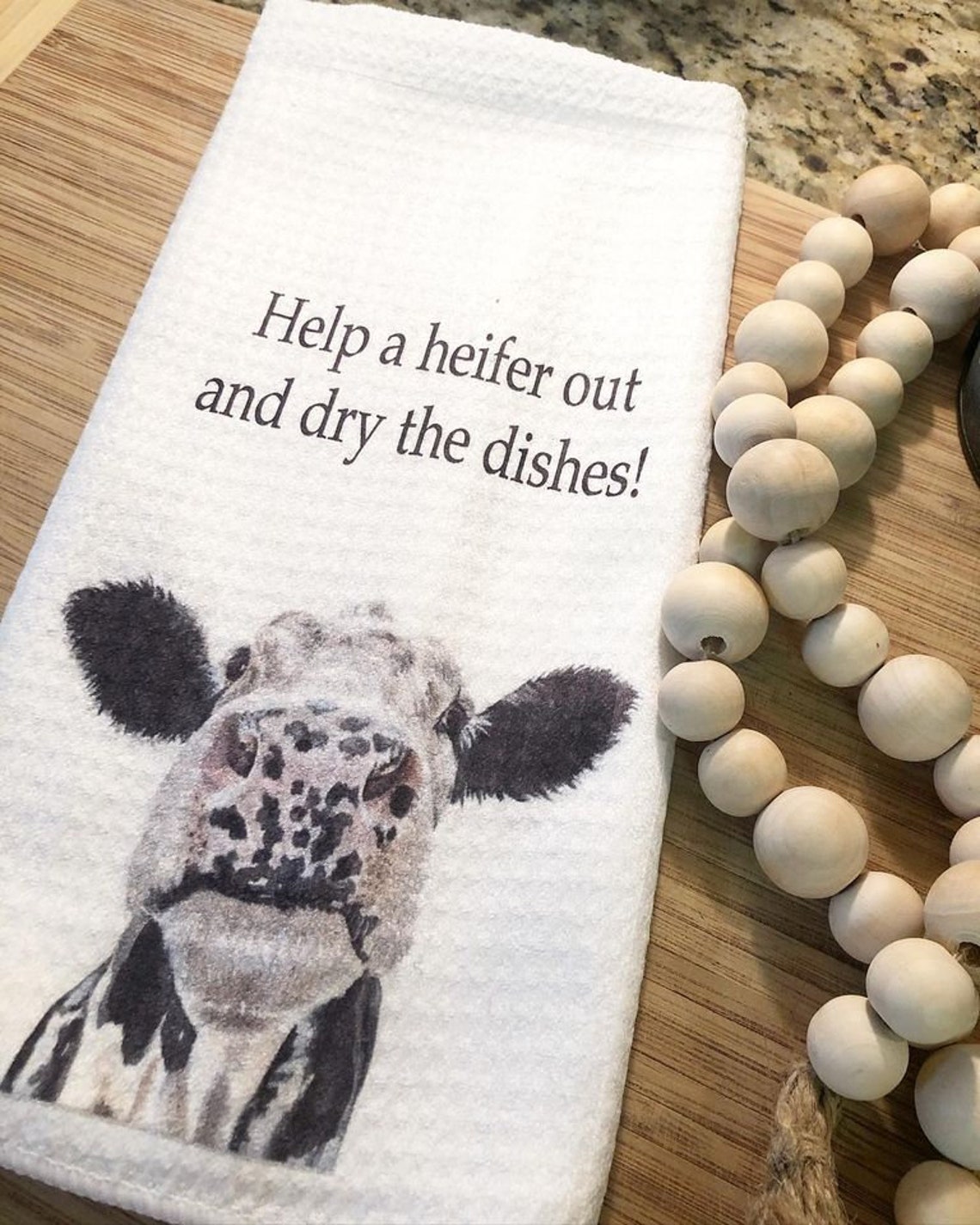 Cow Lovers Hand Towel Highland Cow Lover Gift Kitchen Towel - Etsy