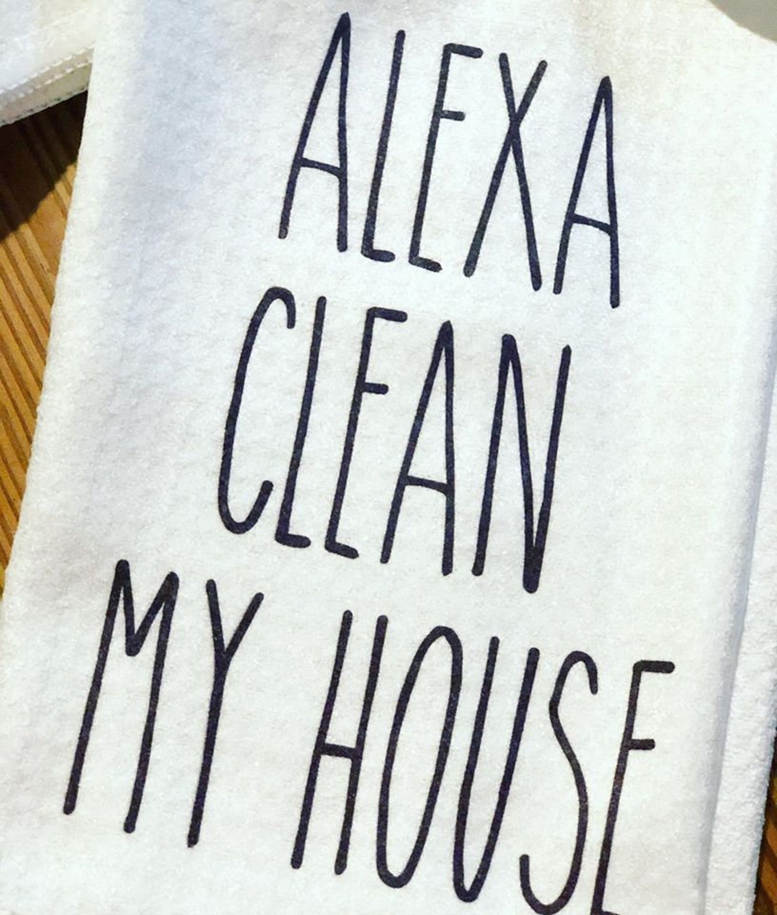 Alexa Do the Dishes Alexa Sayings Hand Towel Gag Gift for Friends ...