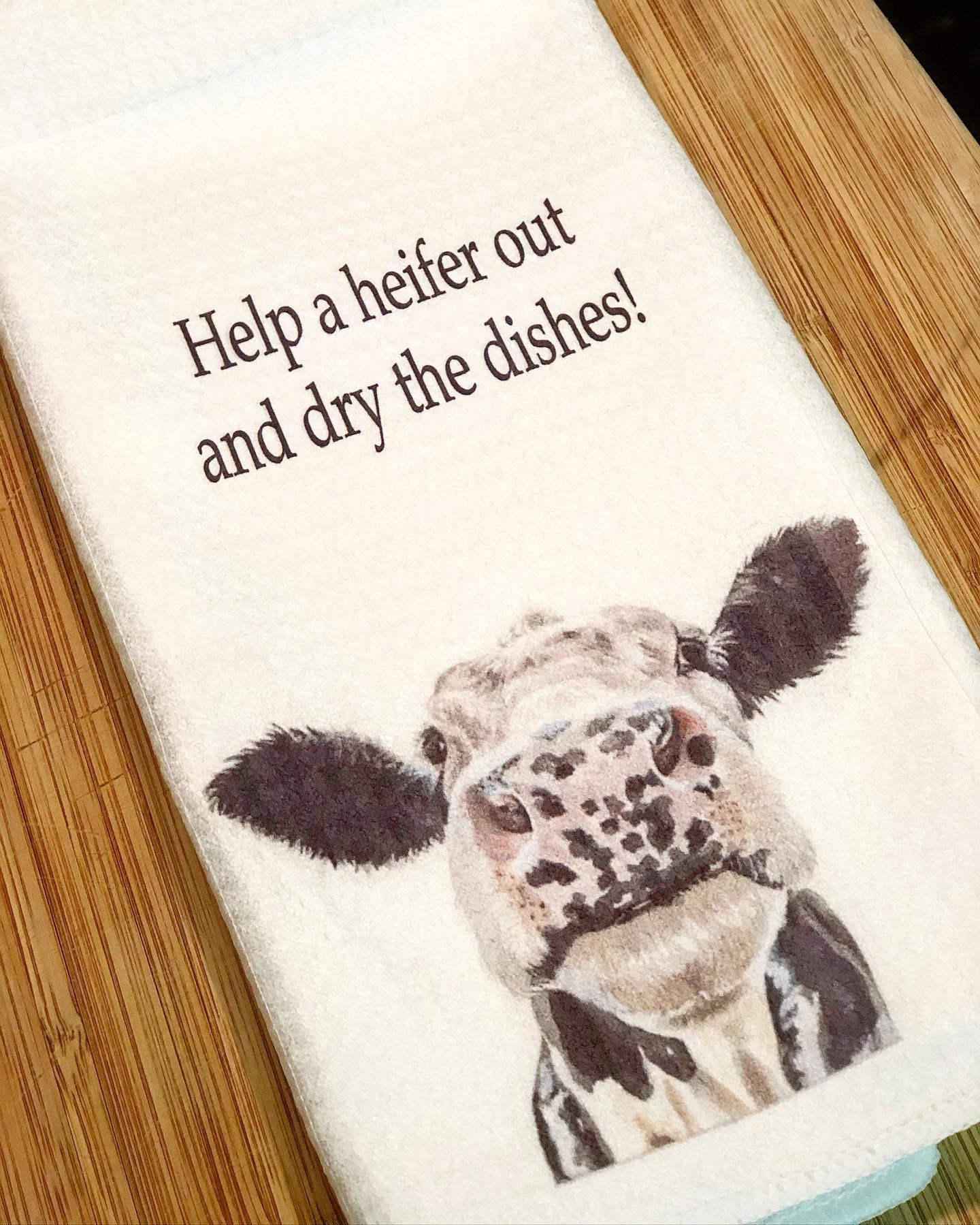 Cow Lovers Hand Towel Highland Cow Lover Gift Kitchen Towel - Etsy