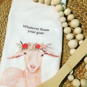 Funny Goats Hand Towel Goat Lover Gifts Cheerful Goat Towel Set Gift ...