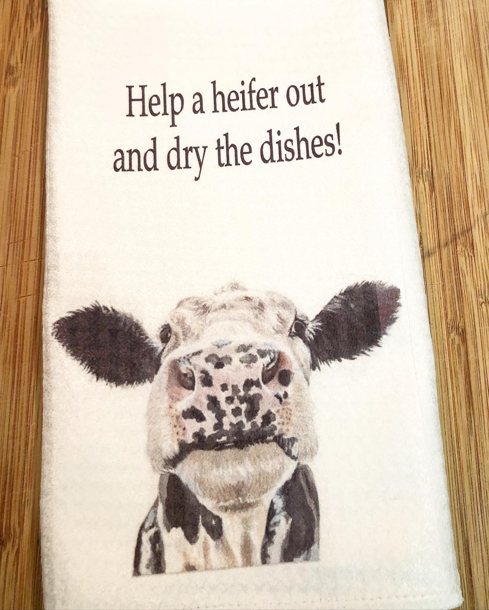 Cow Lovers Hand Towel Highland Cow Lover Gift Kitchen Towel - Etsy