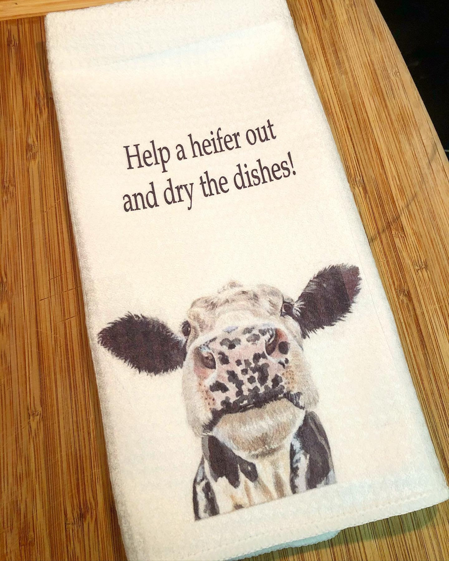 Cow Lovers Hand Towel Highland Cow Lover Gift Kitchen Towel - Etsy