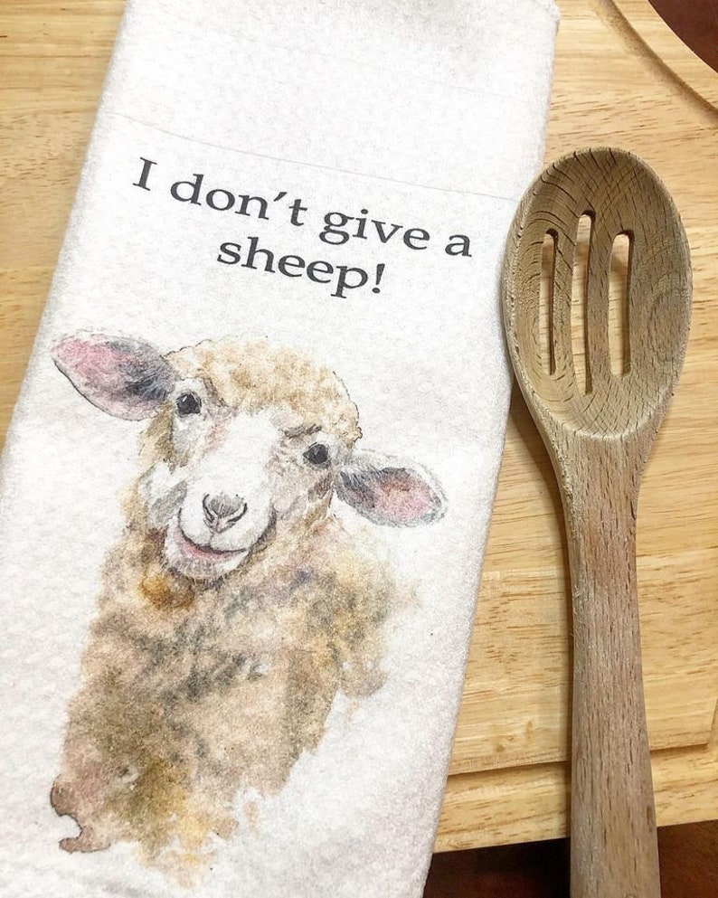 Funny Sheep Kitchen Towel, Farm Animal Hand Towel - Etsy