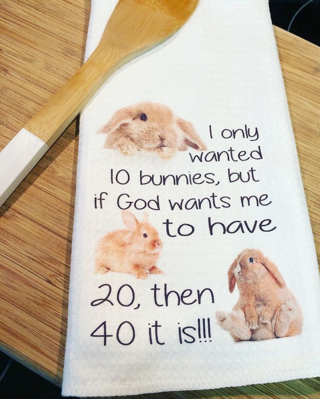 Bunny Lovers Towels Cute Bunny Math and Life is Better With Some Bunny ...