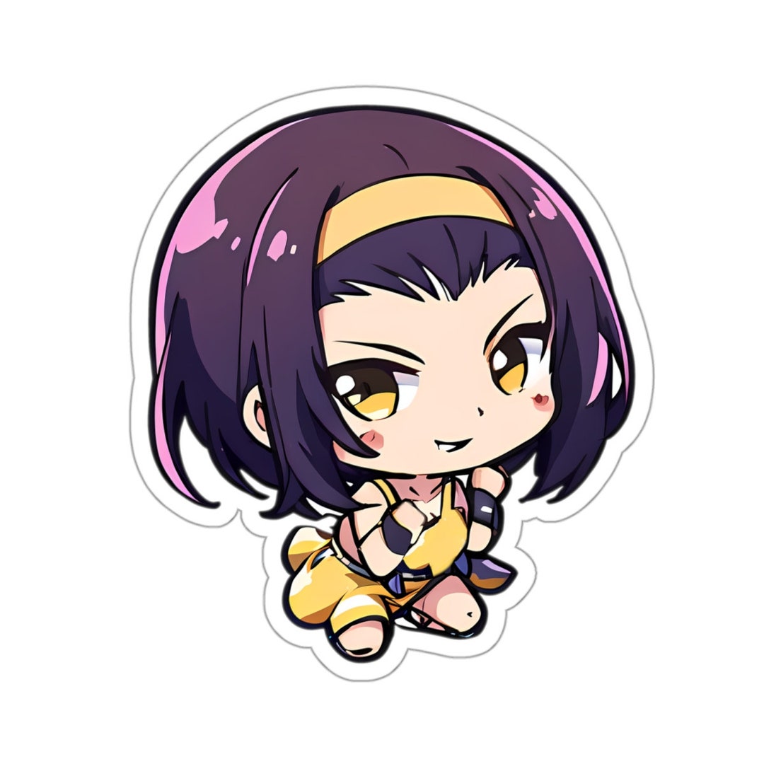 Faye Valentine Kawaii Cutie Chibi Sticker - Etsy