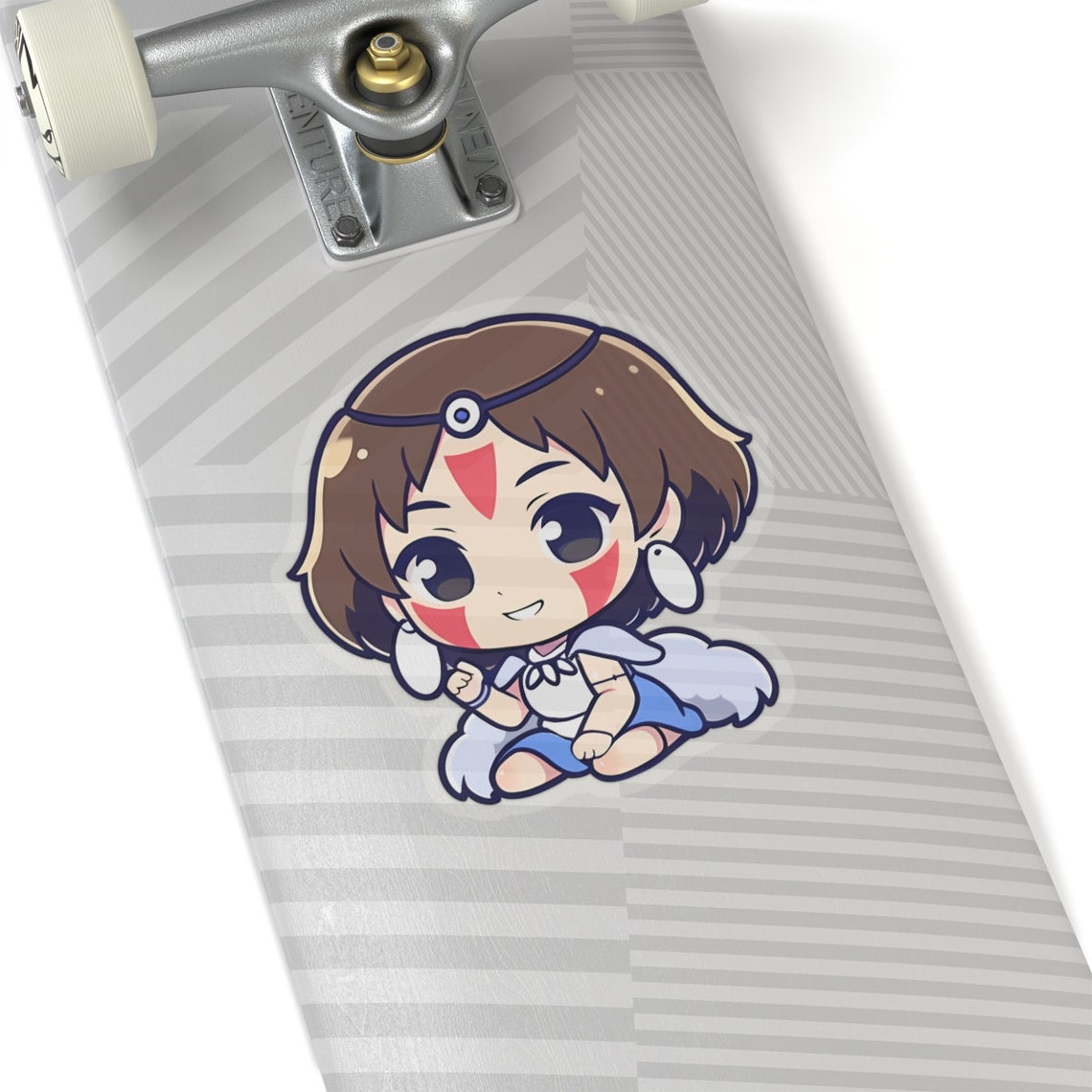 Cutie Kawaii Princess Mononoke Chibi Sticker - Etsy