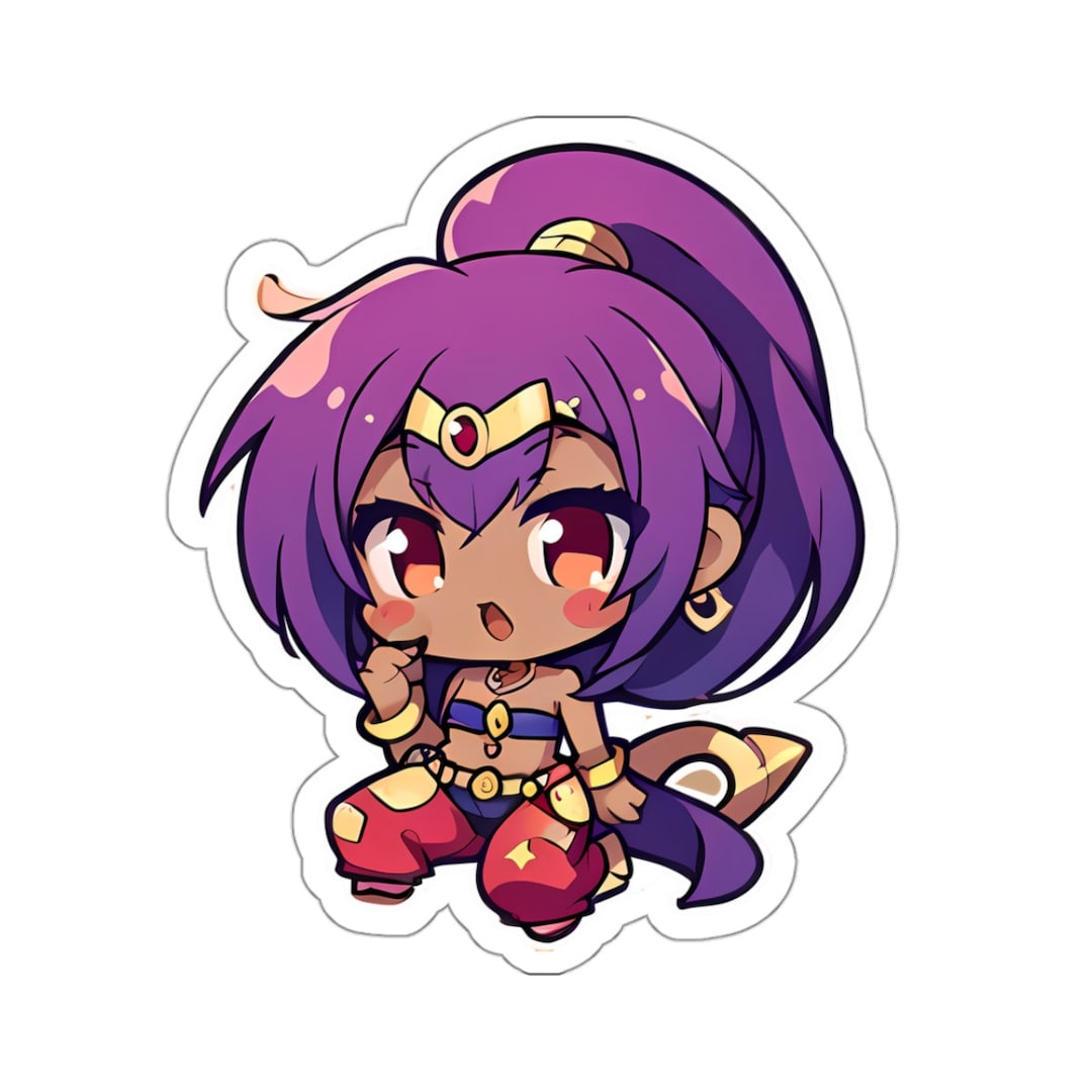 Cute Kawaii Chibi Shantae Kiss-cut Stickers - Etsy