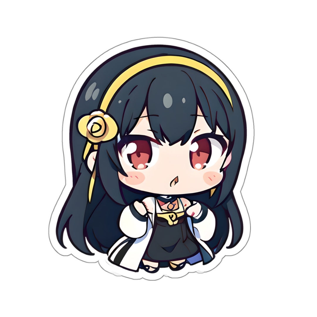 Cute Kawaii Chibi Yor Kiss-cut Stickers - Etsy