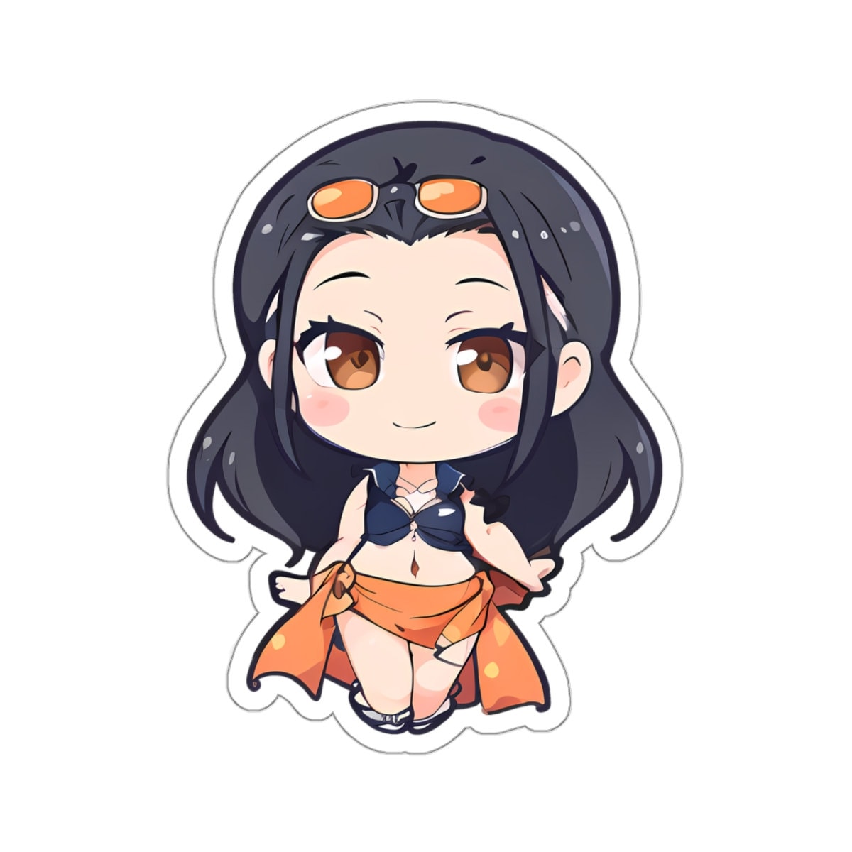 Cute Kawaii Chibi Nico Robin Sticker - Etsy