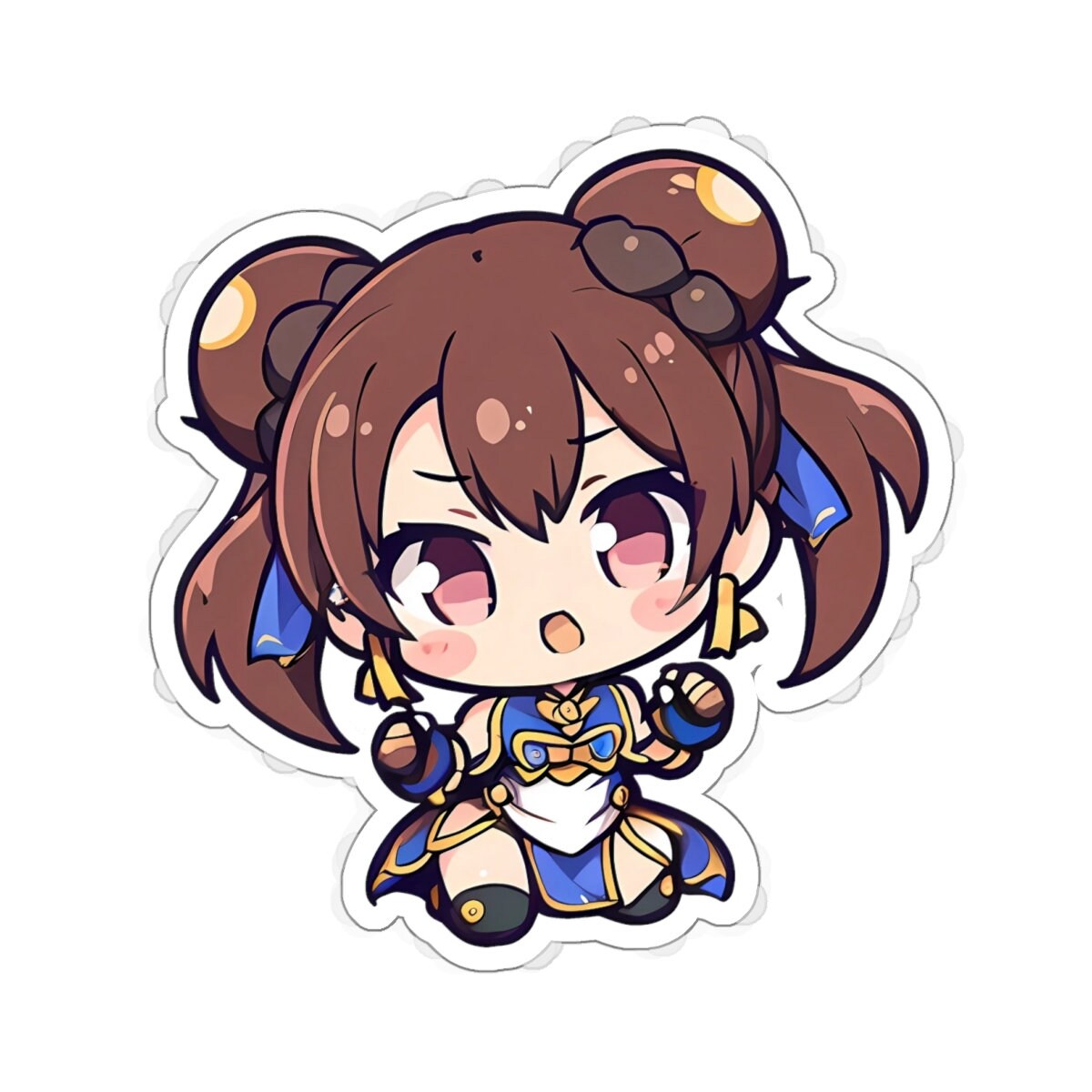 Kawaii Cute Chibi Chun-li Sticker - Etsy