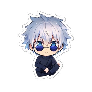 Cute Chibi Gojo Sticker - Etsy