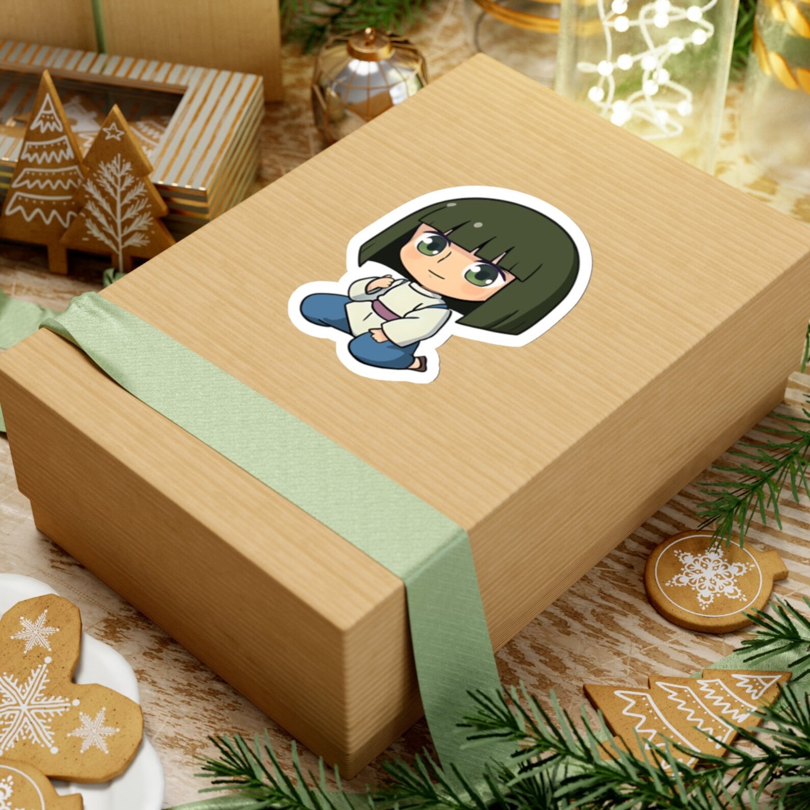 Chibi Kawaii Haku Sticker - Etsy