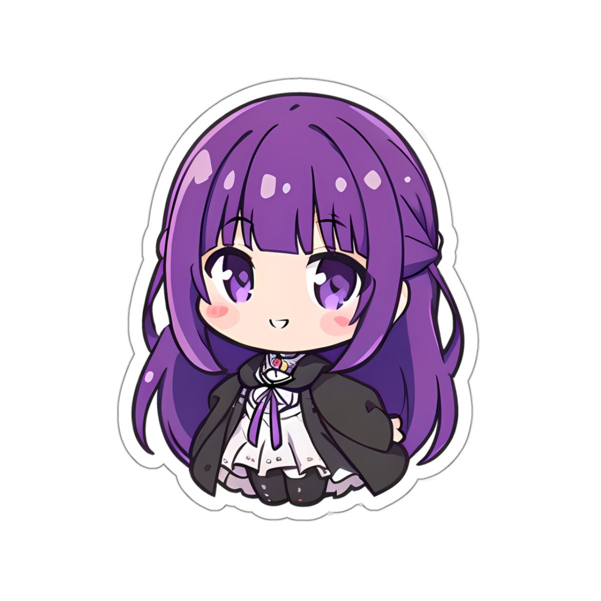 Kawaii Cute Chibi Fern Sticker - Etsy