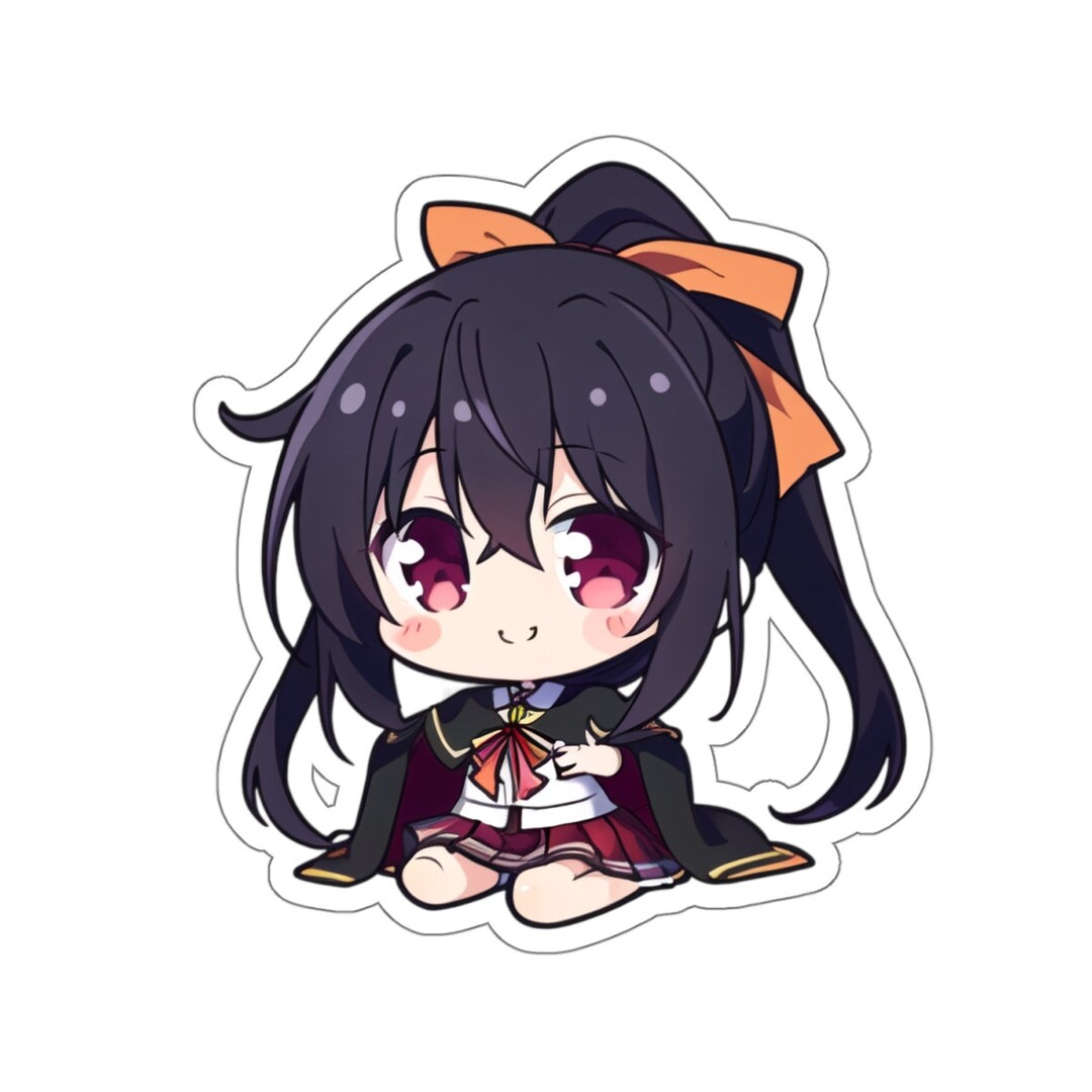 Akeno Himejima Kawaii Cutie Chibi Sticker - Etsy
