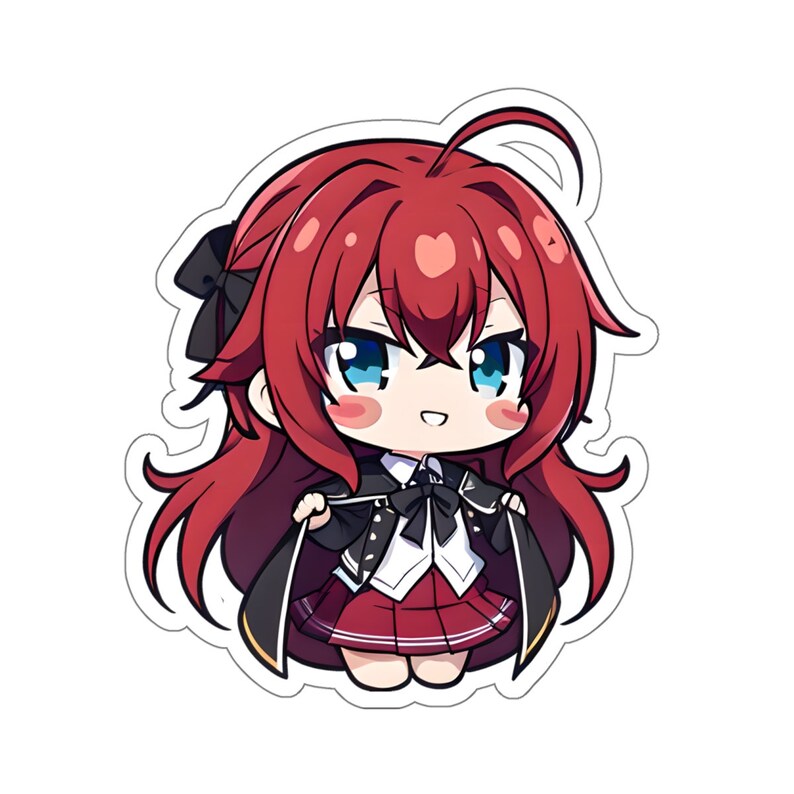 Cute Kawaii Chibi Rias Gremory Sticker - Etsy