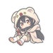 Yuffie Kisaragi in Moogle Hoodie Cute Sticker - Etsy