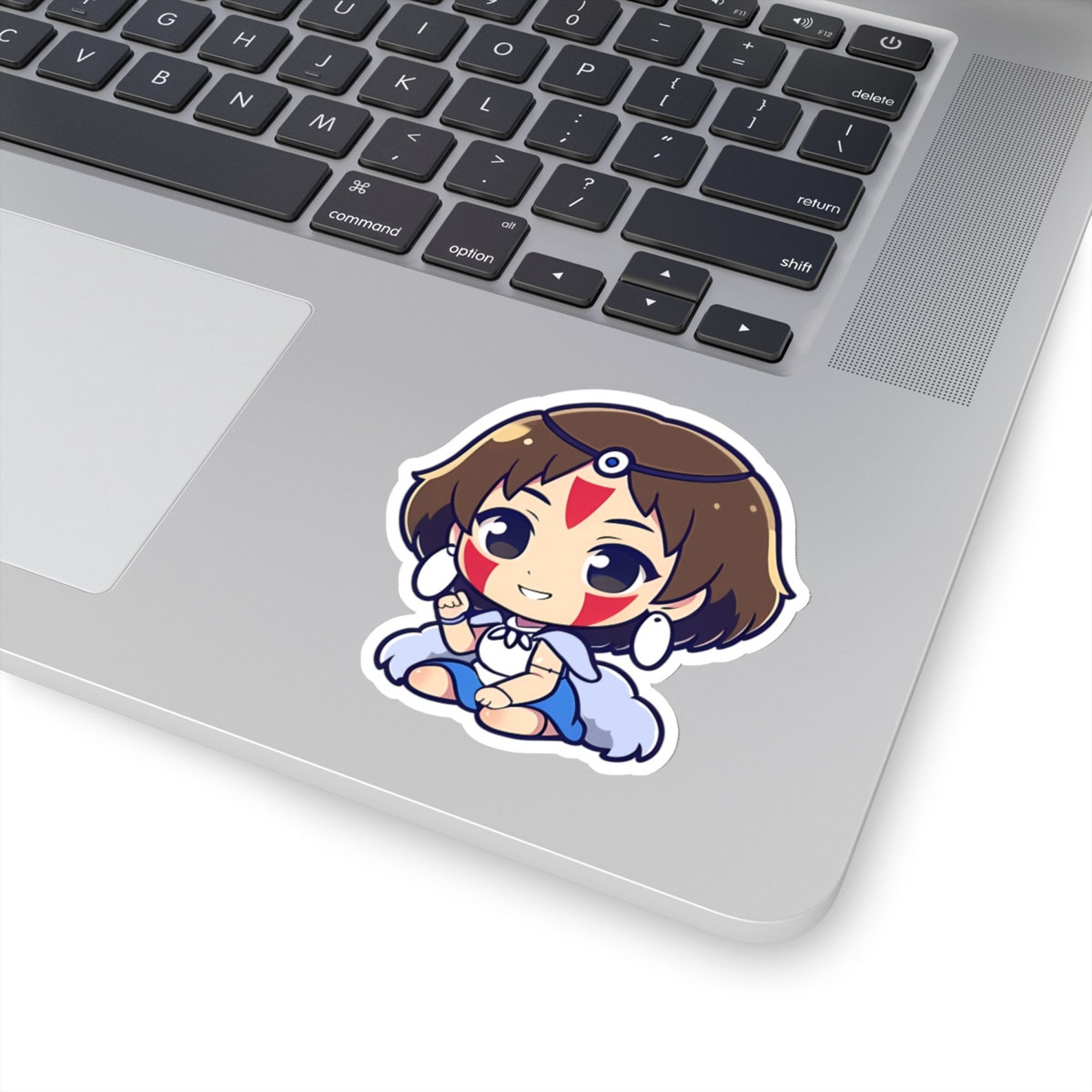Cutie Kawaii Princess Mononoke Chibi Sticker - Etsy