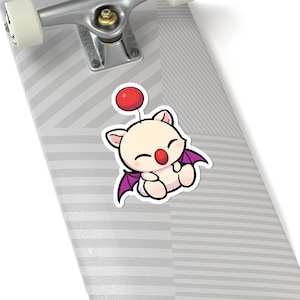 Cute Chibi Mog Final Fantasy Sticker, Moogle, FF6 - Etsy