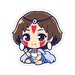 Cutie Kawaii Princess Mononoke Chibi Sticker - Etsy