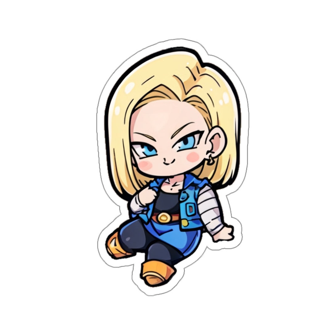 Cutie Kawaii Android 18 Chibi Sticker - Etsy