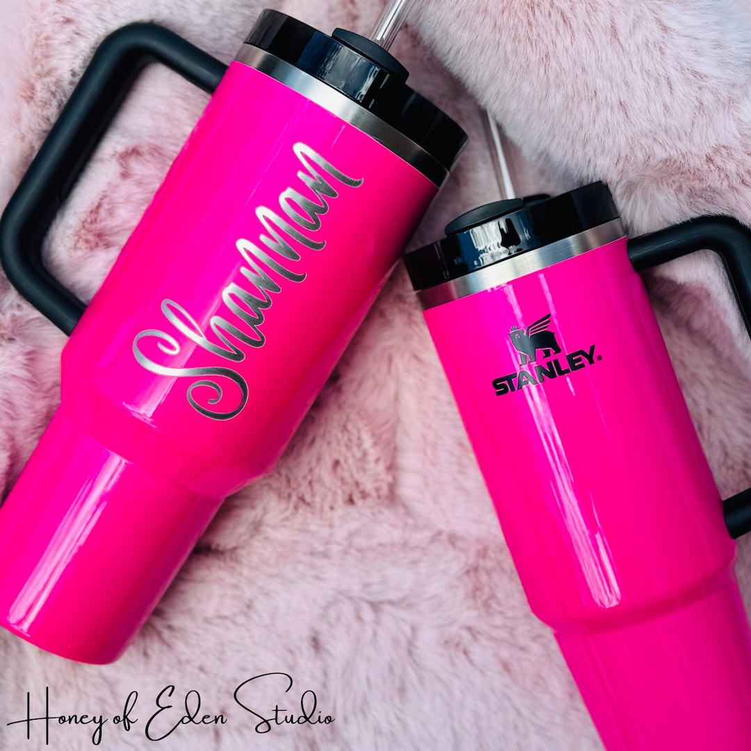 Personalized Engraved Stanley Cup Custom Name Stainless Steel Drinkware ...