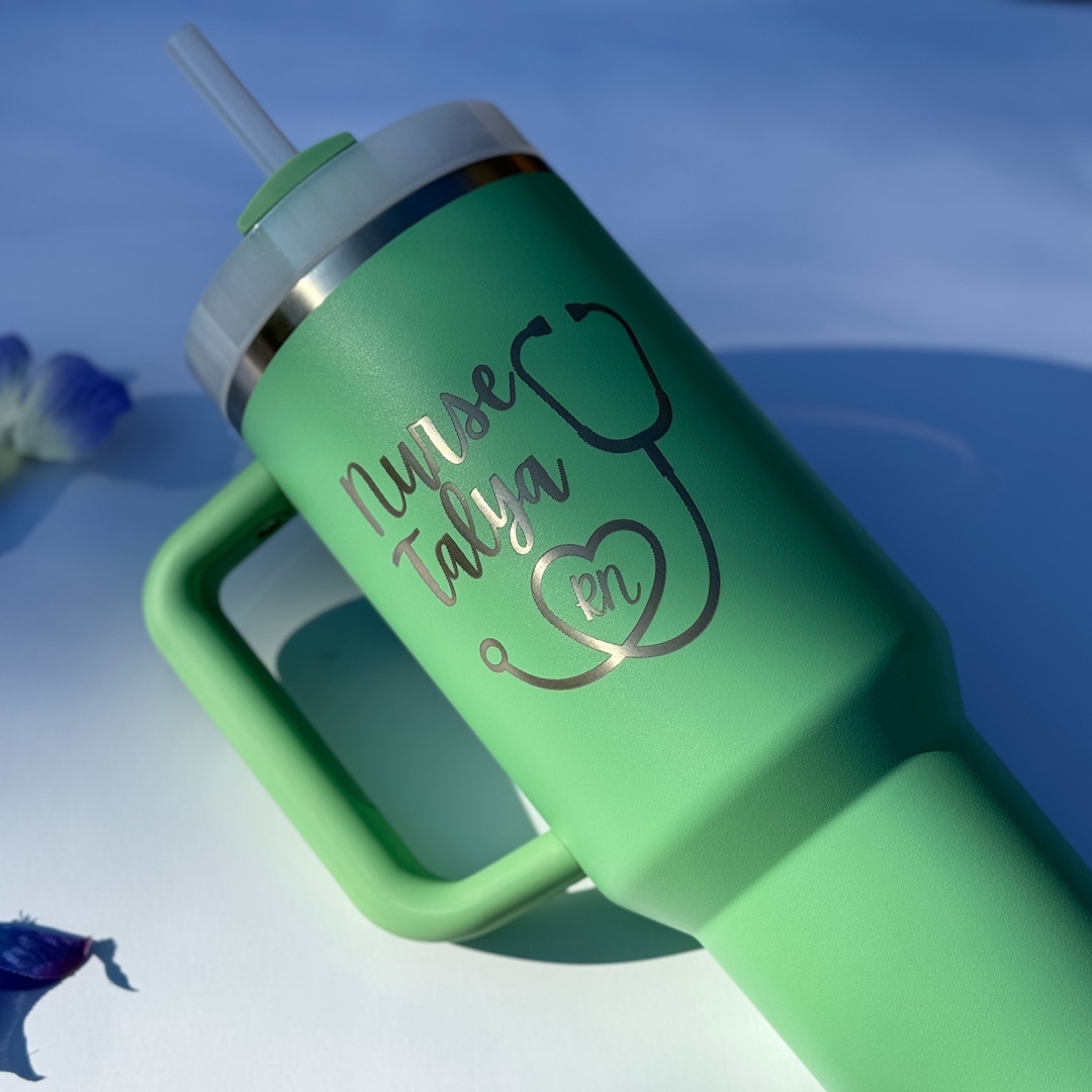 Nurse Tumbler Personalized Stanley Cup Nurse Gift for Nursing Student ...