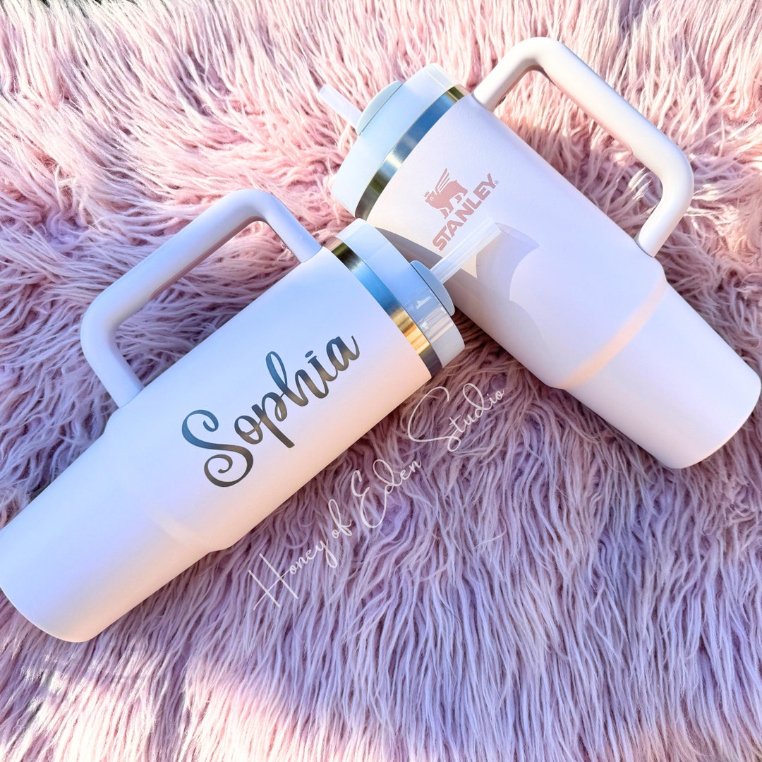 Personalized 40oz Tumbler With Handle & Straw, Custom Engraved Tiktok ...