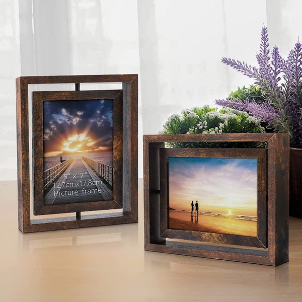 Rotating Photo Frame - Etsy