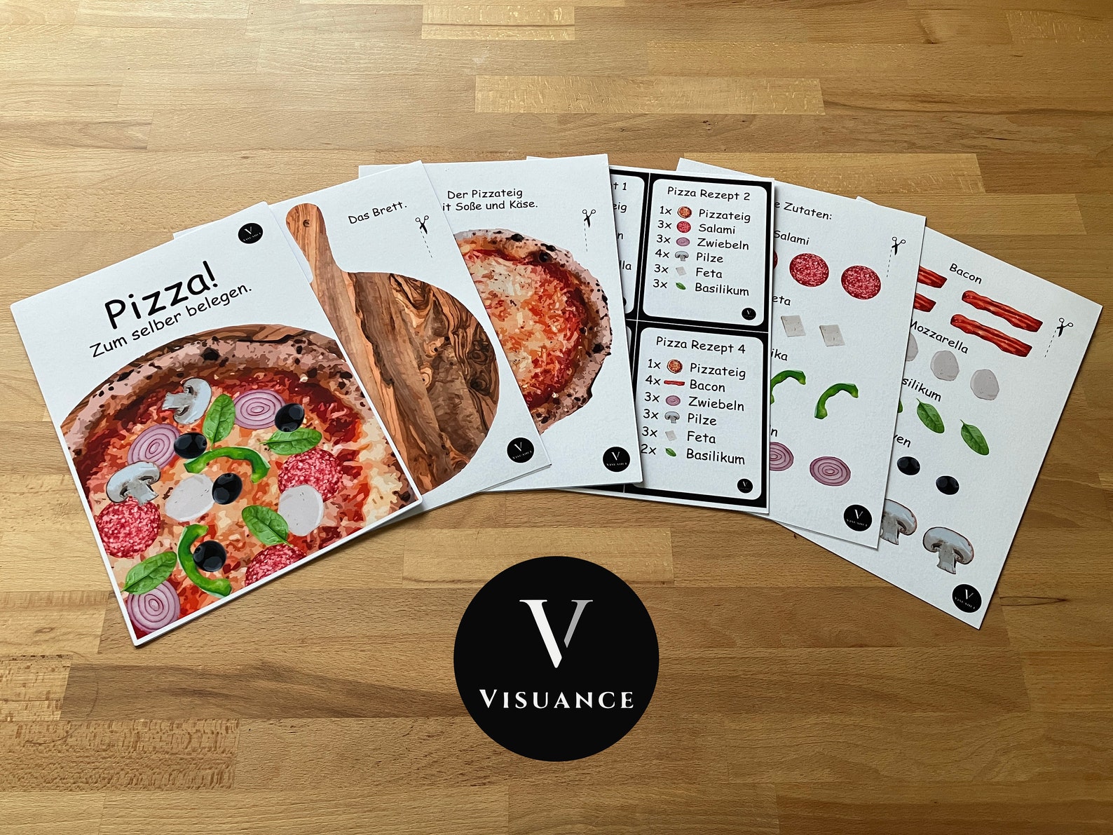 ENGLISH Version!,build Your Pizza, Preschool Template, Printable ...