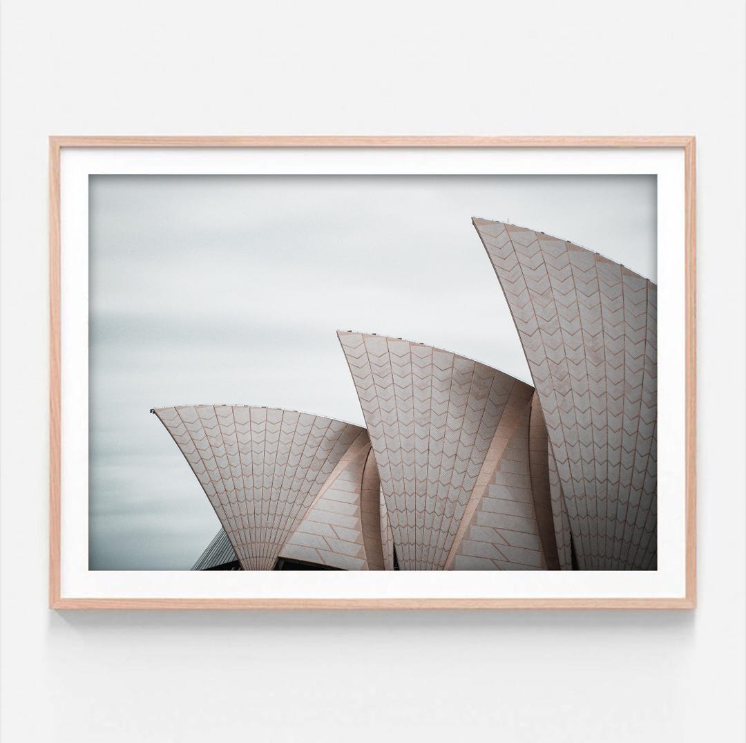 Sydney Opera House Print, Iconic Australian Landmark Wall Art, Printed ...