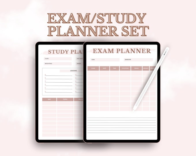 DIGITAL SEMESTER PLANNER | Student Planner, College Agenda, College ...